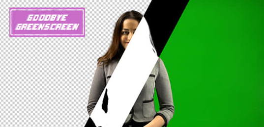 AE插件-人工智能抠像颜色键控插件Goodbye Greenscreen v1.2.0 CPU GPU Win中文汉化版 - 五分钱特效